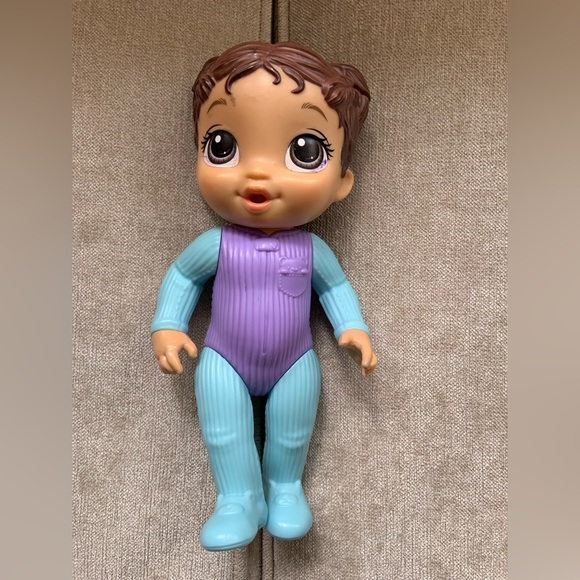 baby alive - hasbero | Toys | Baby Doll With Purple And Blue Outfit For ...